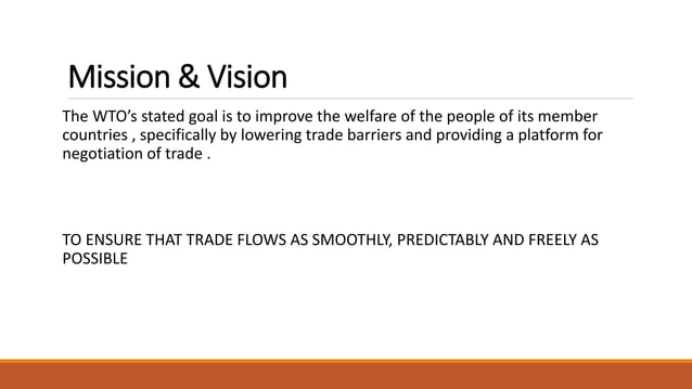World Trade Organization| WTO| Marketing| | PPT | Free Download