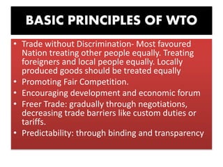 WORLD TRADE ORGANIZATION COMPLETE DETAILS RELATED TO WTO | PPTX ...
