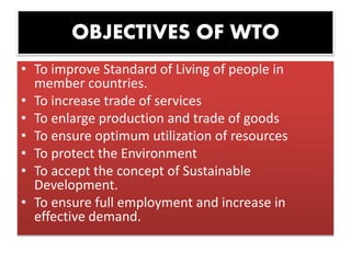 WORLD TRADE ORGANIZATION COMPLETE DETAILS RELATED TO WTO | PPTX ...