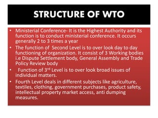 WORLD TRADE ORGANIZATION COMPLETE DETAILS RELATED TO WTO | PPTX ...