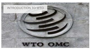 World Trade organization details and data | PPT