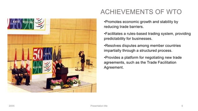 World Trade organization details and data | PPT