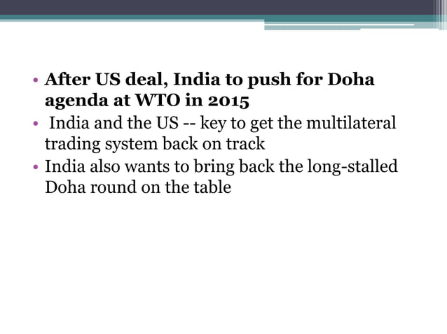 Wto agreement on agriculture | PPTX