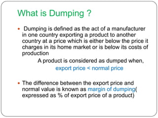 Wto anti-dumping_measures | PPTX