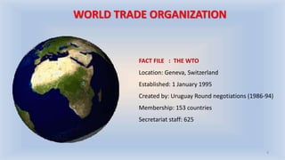 WORLD TRADE ORGANIZATION | PPT