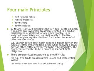 WTO Some Primary information and History | PPTX