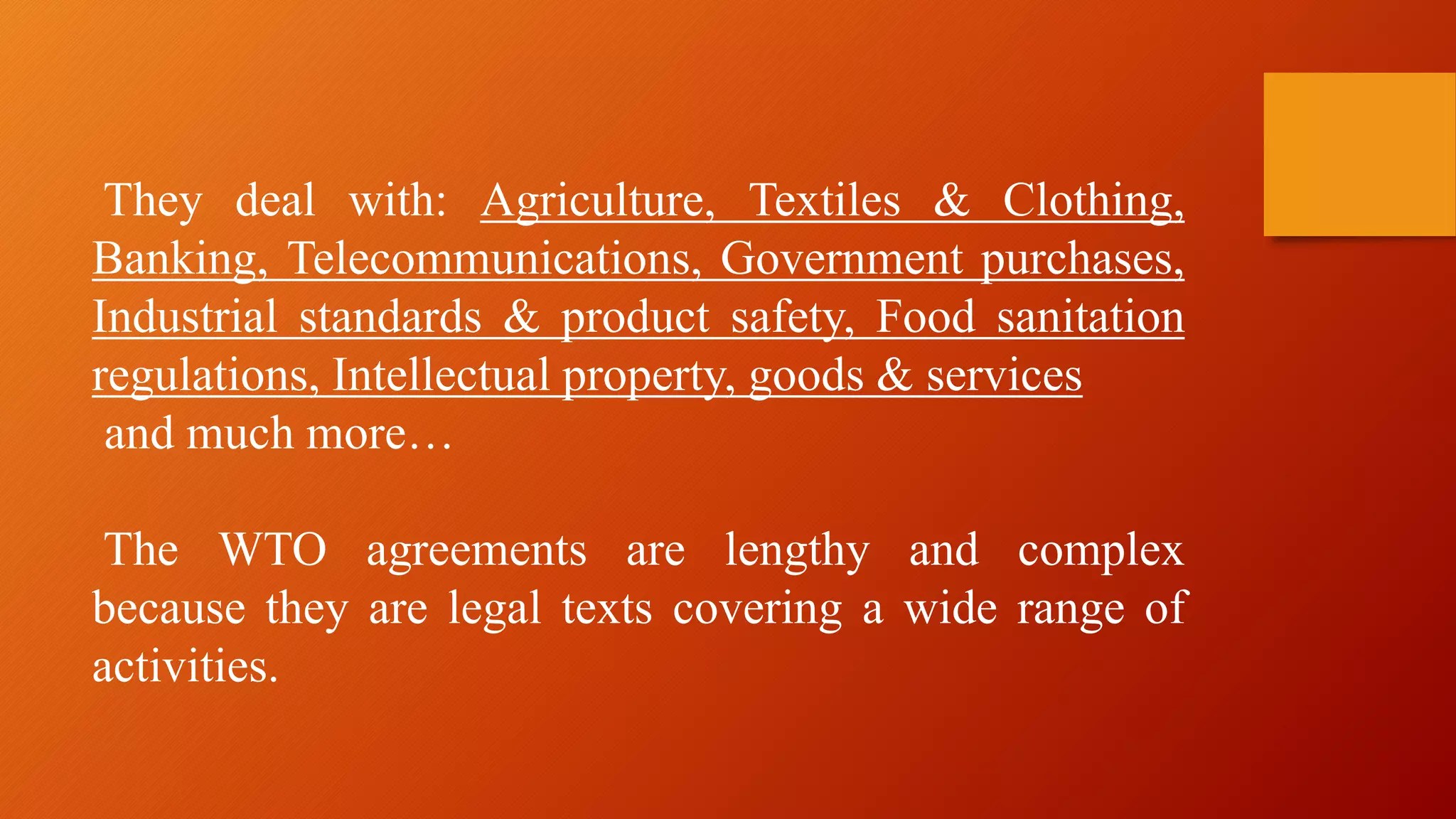 World Trade Organisation(WTO) ,TRIPS and IPR. | PPTX