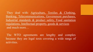 World Trade Organisation(WTO) ,TRIPS and IPR. | PPTX