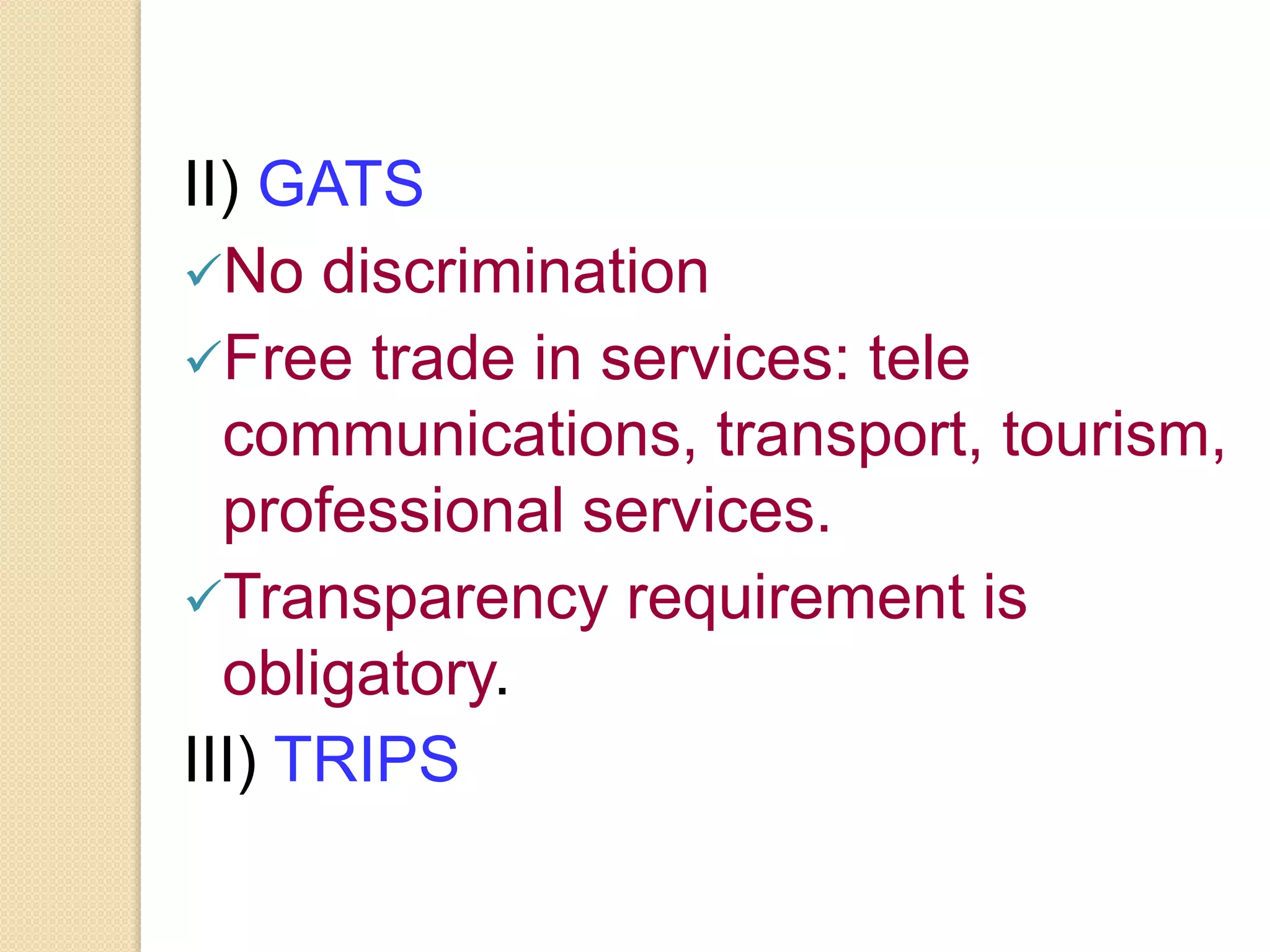 World Trade Organisation ( WTO ) | PPTX