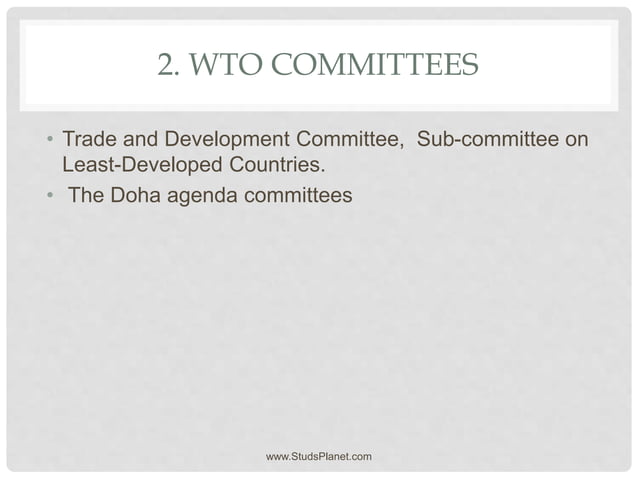 WTO role and functions | PPTX
