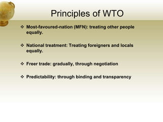 World Trade Organisation | PPT