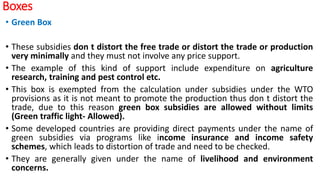 WTO and agriculture | PPT