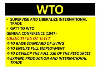 Wto and dumping | PPT