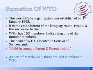GATT AND WTO | PPTX