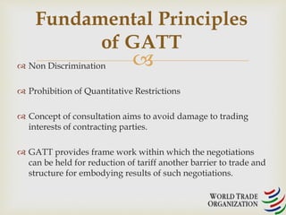 Wto and gatt | PPTX