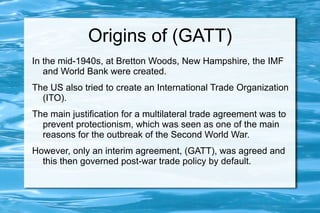 Wto and implications for small and developing countries | ODP