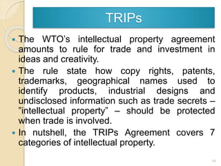 Wto and its impact on indian agriculture, avikal | PPTX