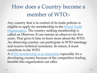 Wto and regulation of foreign trade | PDF