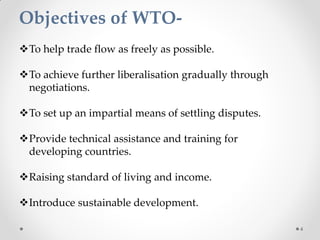 Wto and regulation of foreign trade | PDF