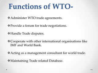 Wto and regulation of foreign trade | PDF