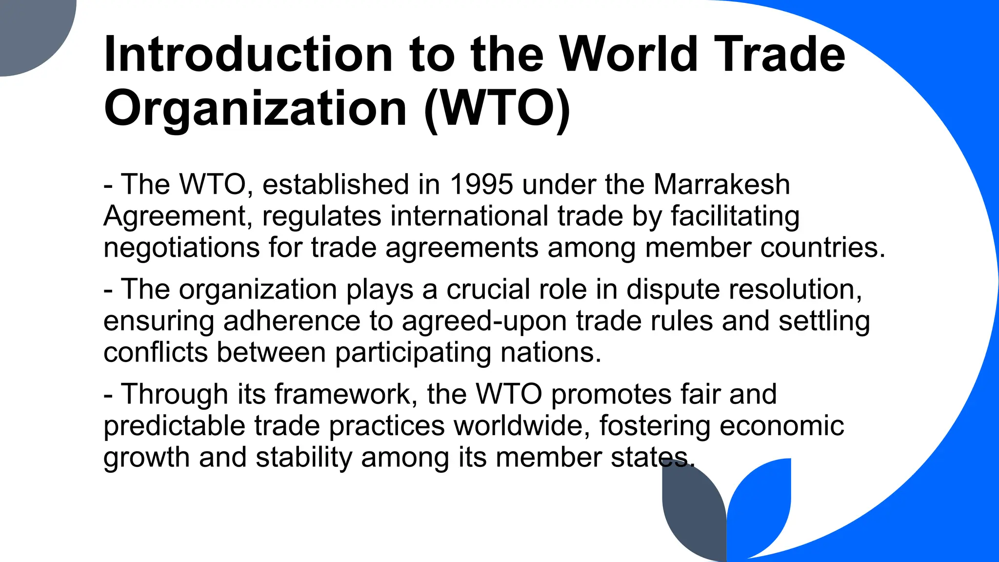 WTO Dispute Settlement Mechanism and process | PPTX
