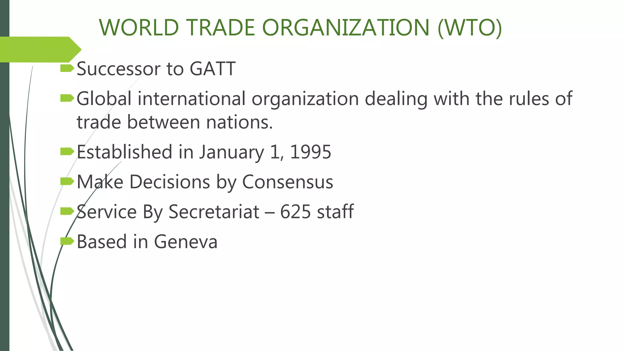 World Trade Organization | PPT