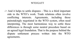 Wto, gatt | PPT