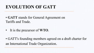 WtO, GATT - Trade (Subin Aryal).pptx