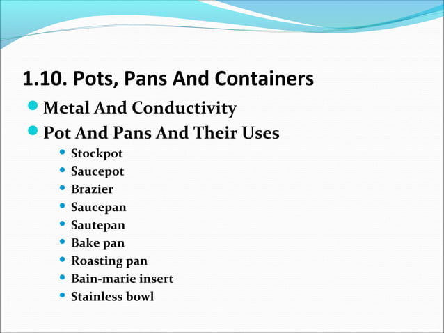 2.0 kitchen apparatus and equipment identification | PPT | Home ...