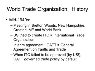 Wto intro | PPT