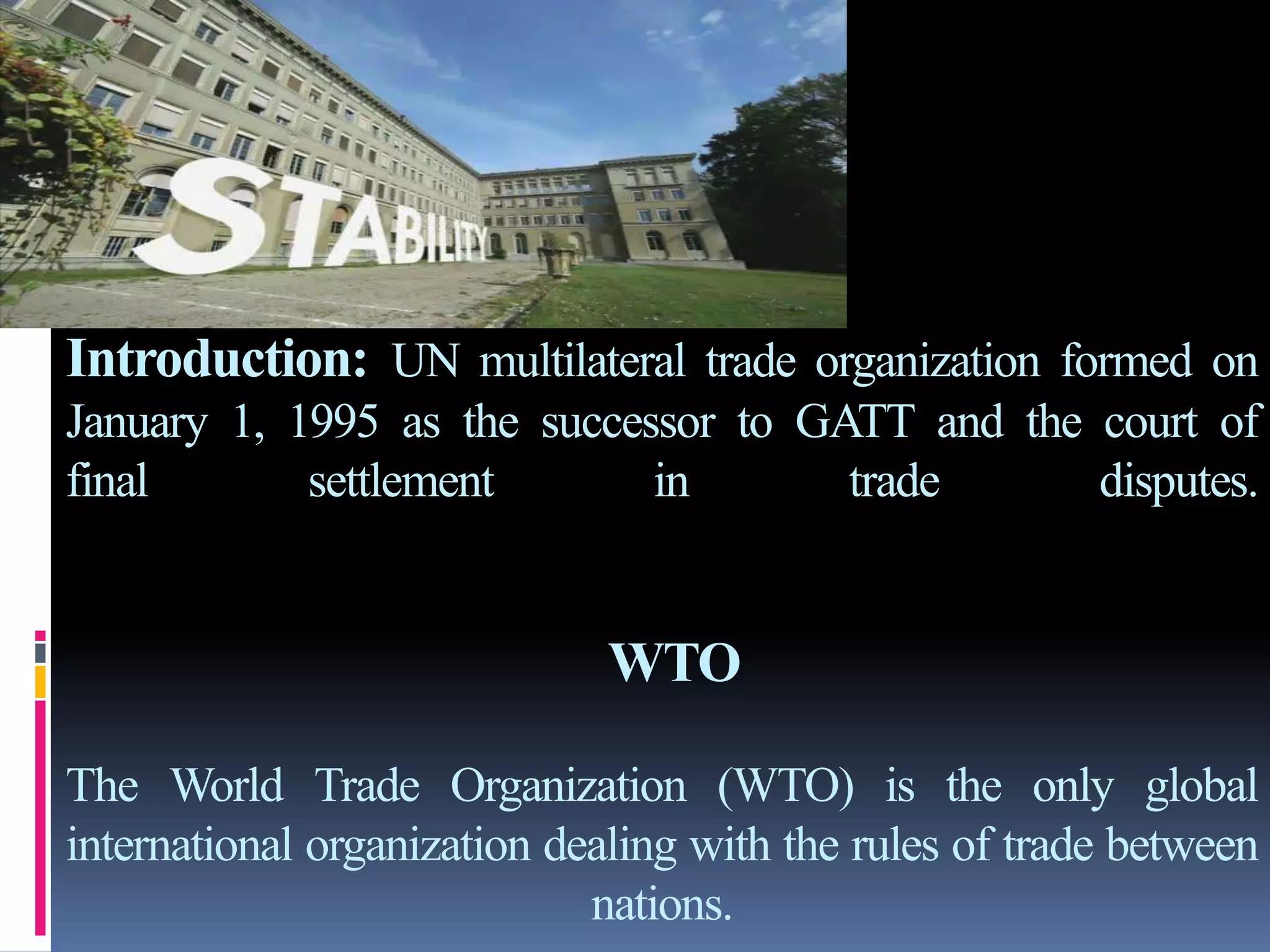 Wto law | PPTX