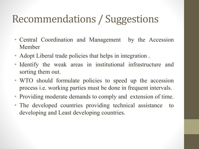 WTO Membership , Accession Process and Criticism | PPTX | Political ...