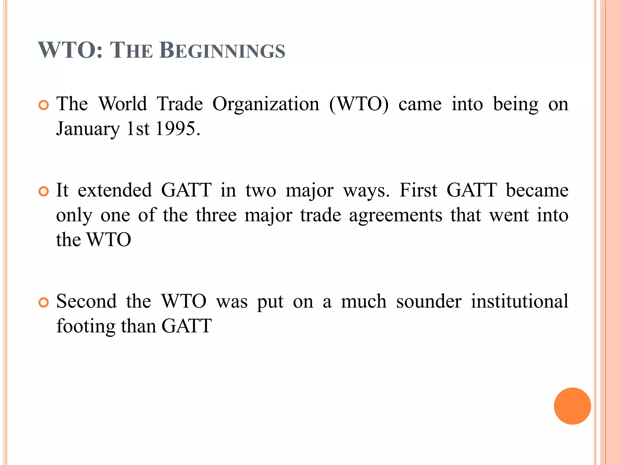 World Trade Organization | PPT