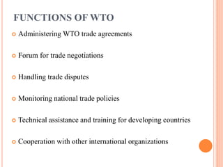 Wto ppt | PPTX
