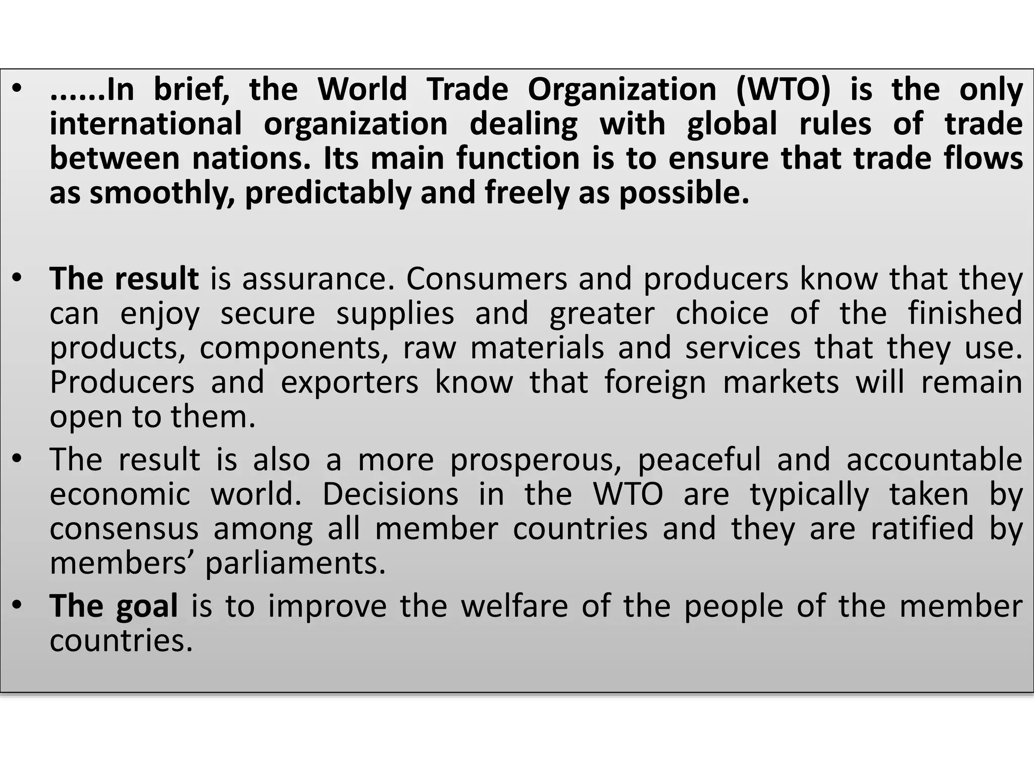 WTO regulations & Non-tariff barriers | PPTX