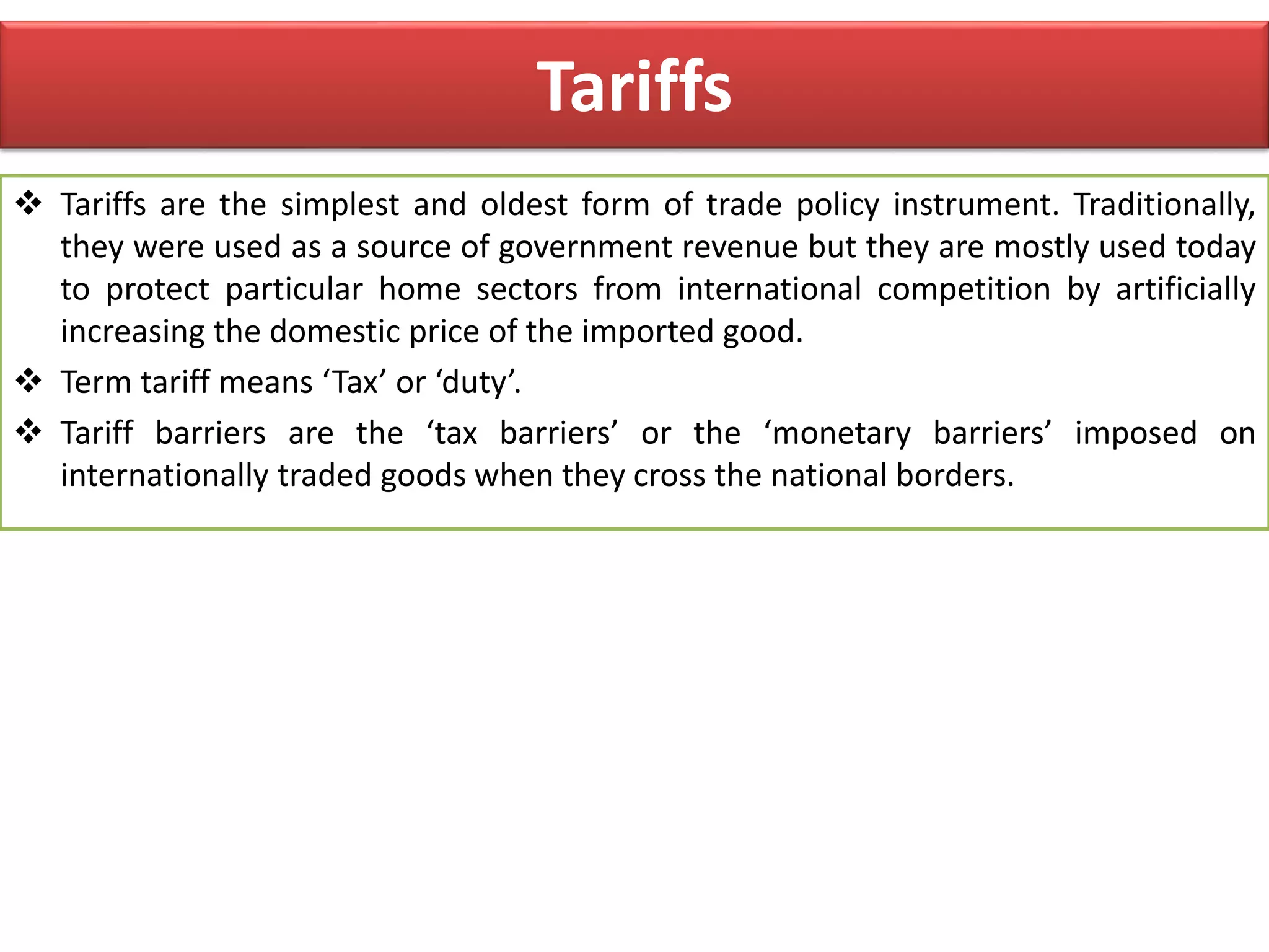 WTO regulations & Non-tariff barriers | PPTX