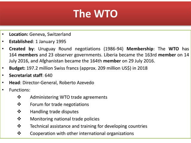 WTO regulations & Non-tariff barriers | PPTX