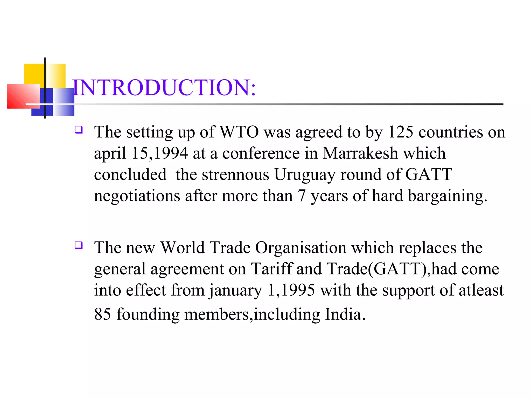 Wto scope introd | PPT