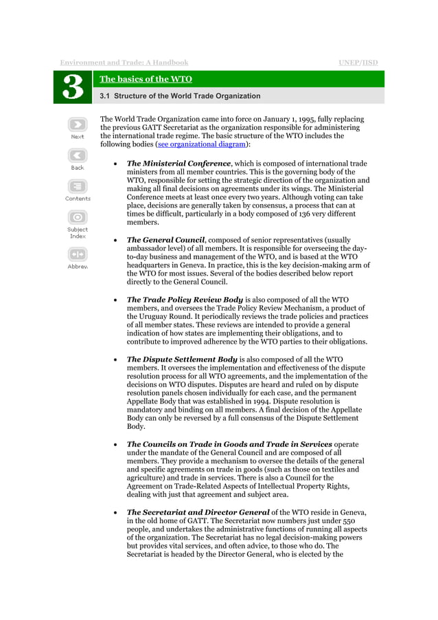 WTO structure by Arun Verma | PDF