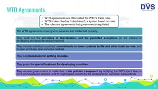 World Trade Organisation & International Trade Agreements | PPTX