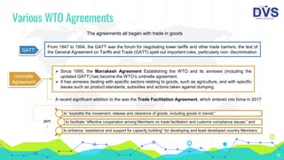 World Trade Organisation & International Trade Agreements | PPTX