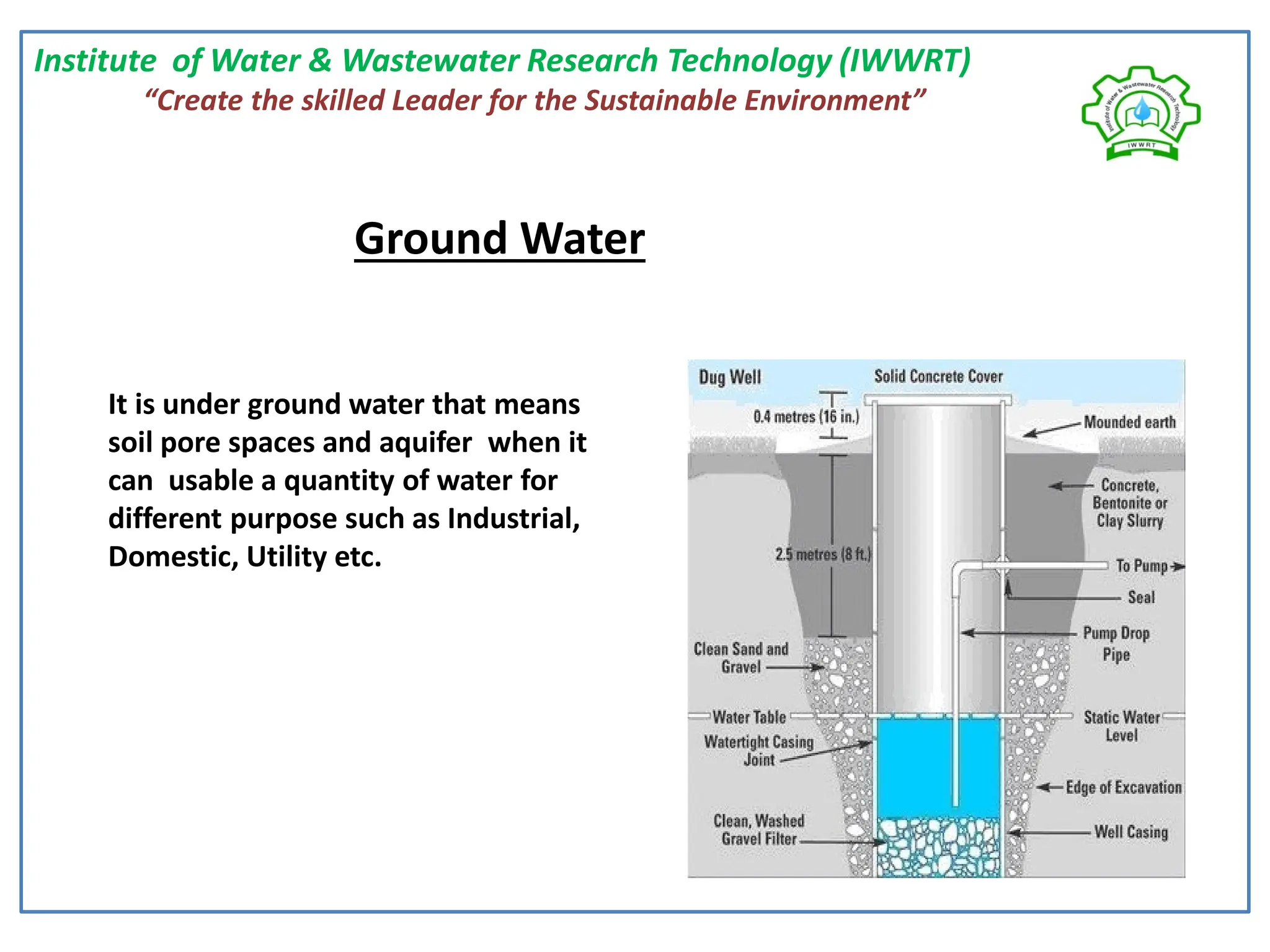 WTP Lecture-2 details for industrial water treatment | PPT