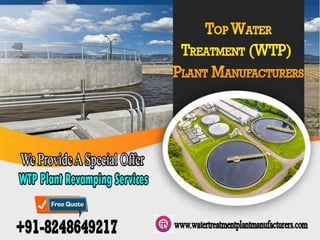 WTP Treatment Plant Manufacturers Chennai.pptx