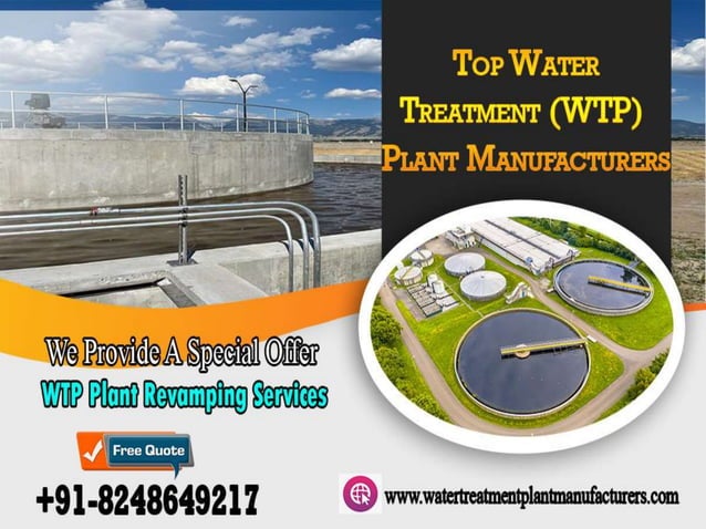 WTP Treatment Plant Manufacturers Chennai.pptx