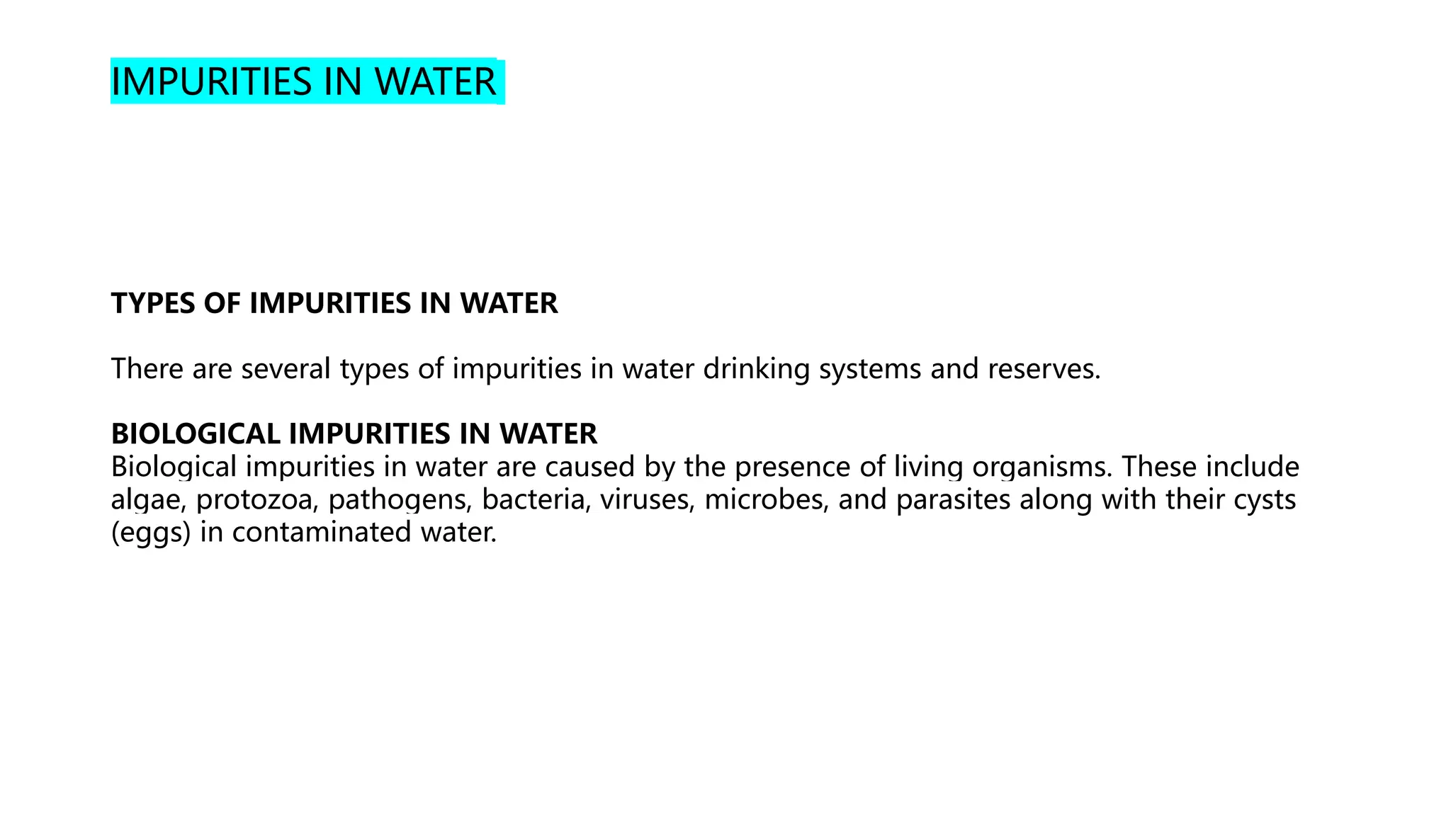 Water treatment plant operation and basics | PPTX