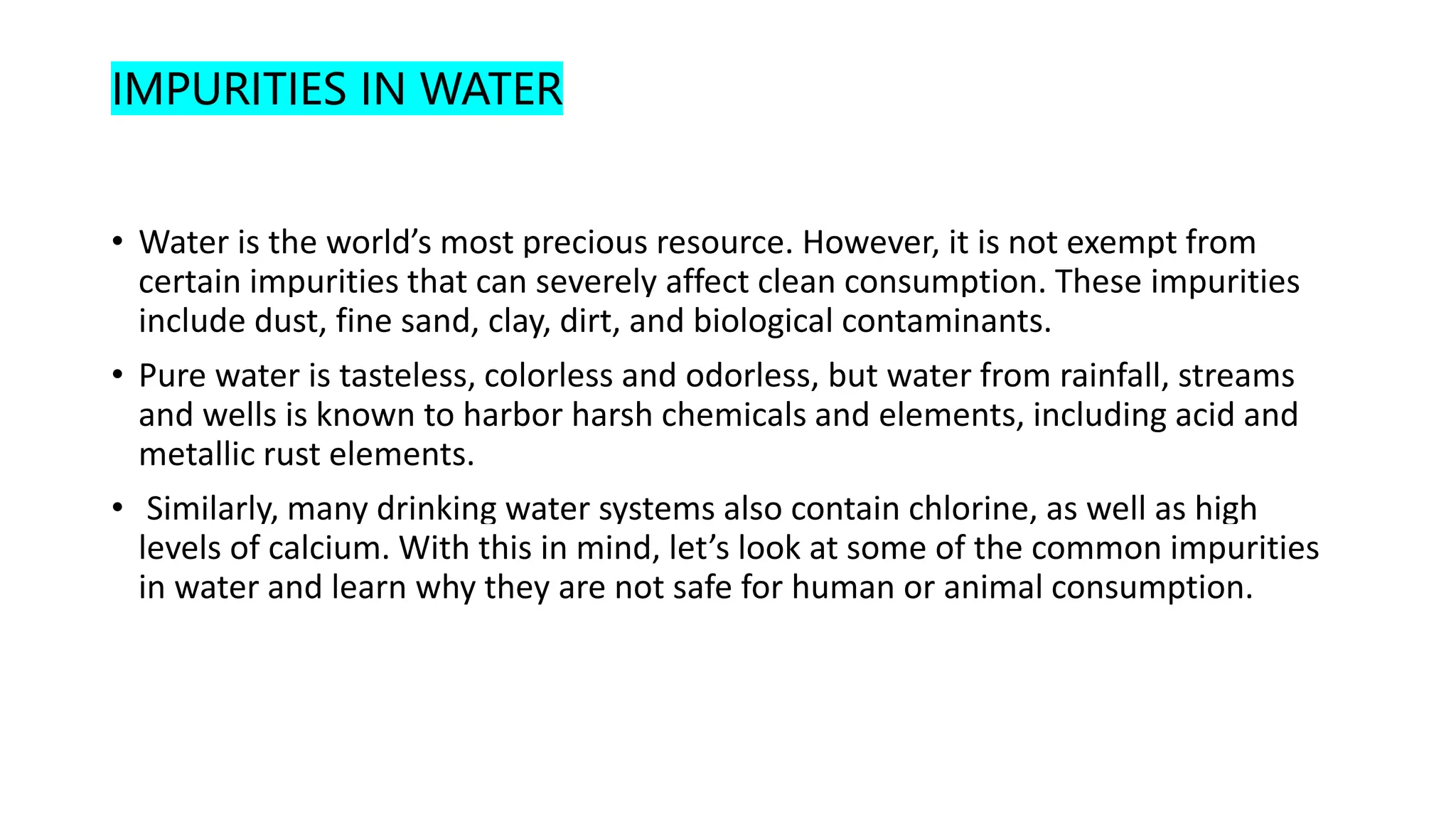 Water treatment plant operation and basics | PPTX