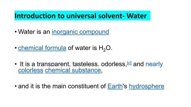Water treatment plant operation and basics | PPTX | Science