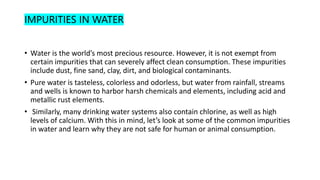 Water treatment plant operation and basics | PPTX