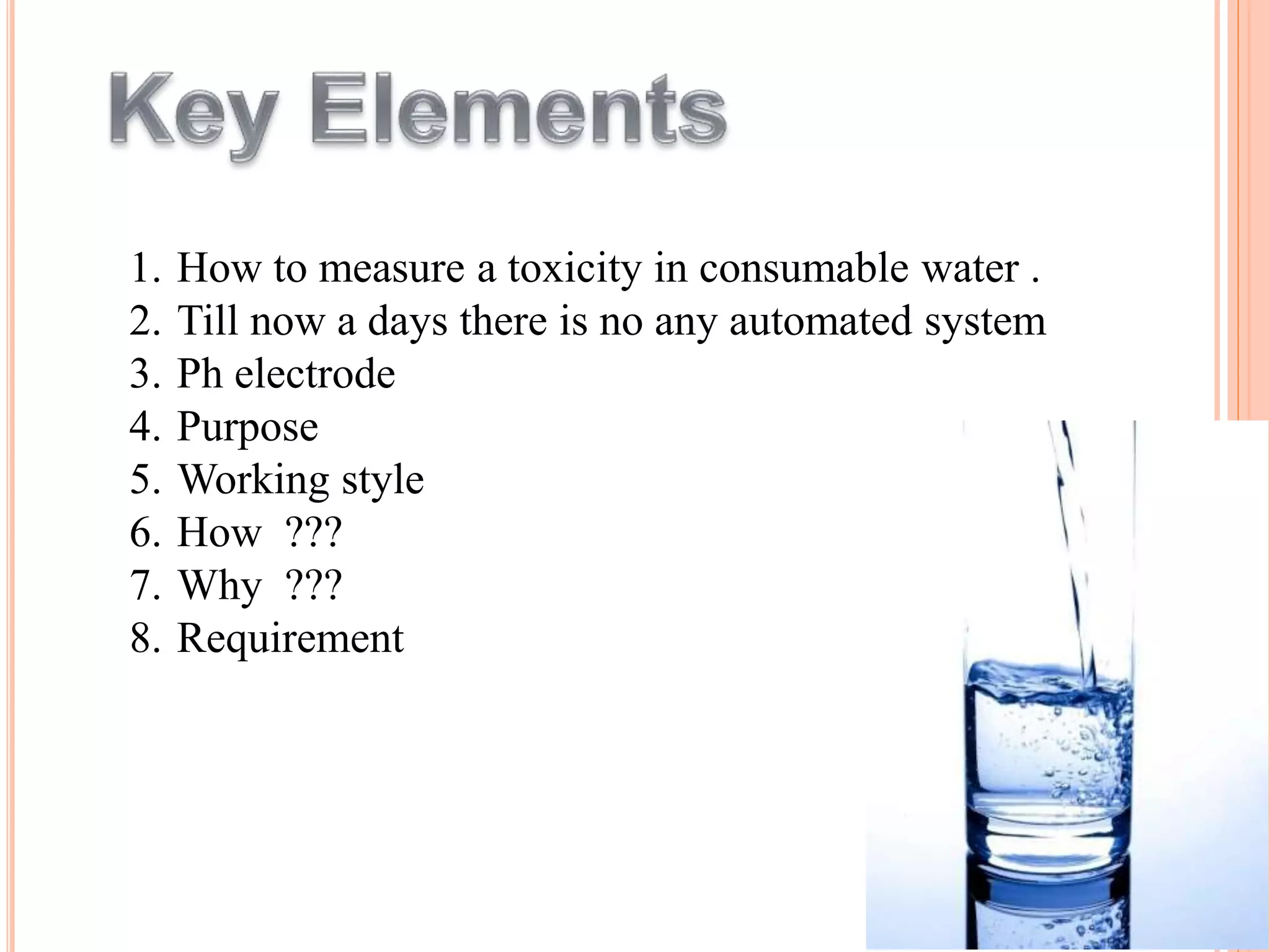 pH Based Water Environment Monitoring | PPTX