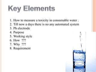 pH Based Water Environment Monitoring | PPTX